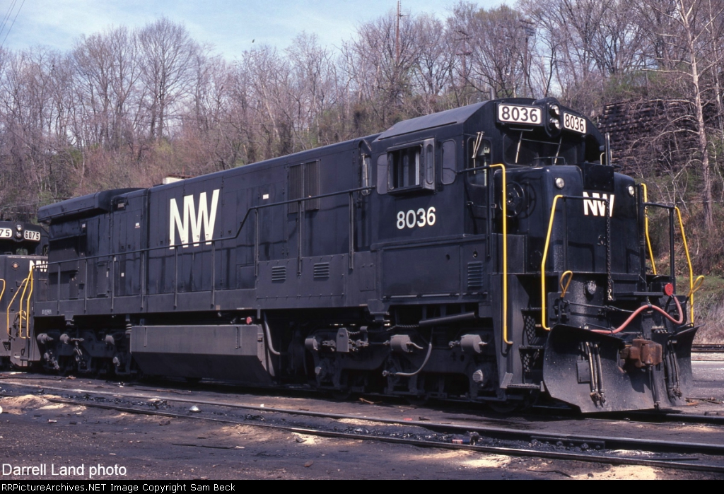N&W 8036
